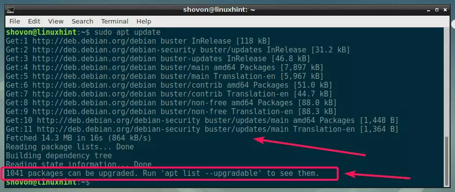 Simudzira Debian 9 Tambanudza kuDebian 10 Buster 4903_8