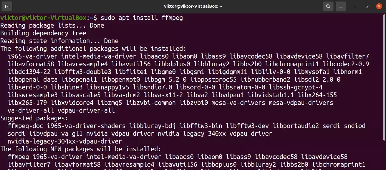 Come convertire MKV in MP4 in Ubuntu usando FFmpeg 4920_2