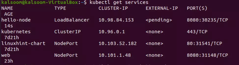 Cûreyên Cûda Karûbarên Kubernetes çi ne? 4936_9