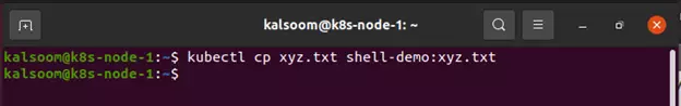 Kubectl Kopiraj datoteko iz Poda v lokalno 4955_5