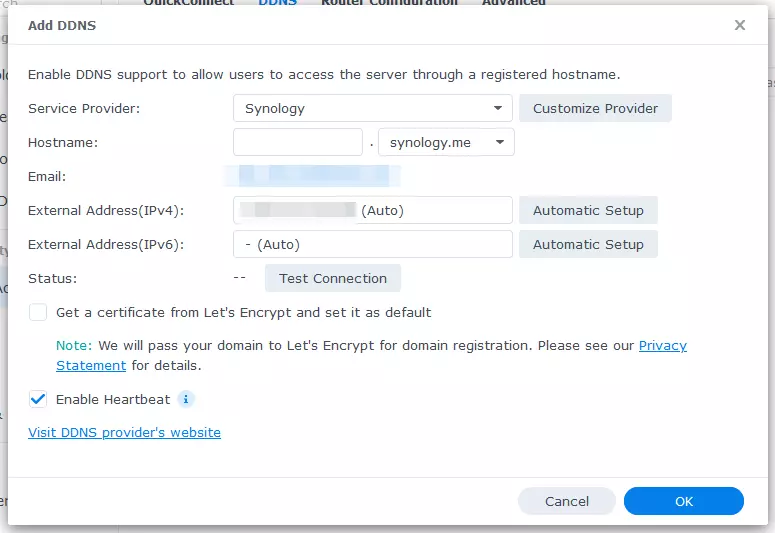 Synology NAS मा DDNS कसरी कन्फिगर गर्ने 4972_4