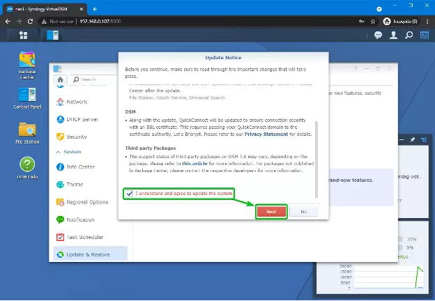 Bii o ṣe le ṣe igbesoke Synology NAS lati DSM 6 si DSM 7 4974_26