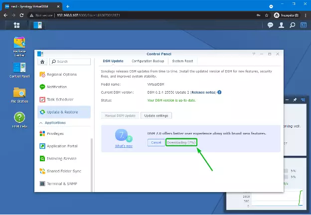 Giunsa ang Pag-upgrade sa Synology NAS gikan sa DSM 6 hangtod sa DSM 7 4974_6