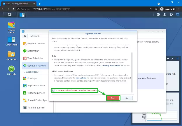 Jinsi ya Kuboresha Synology NAS kutoka DSM 6 hadi DSM 7 4974_8