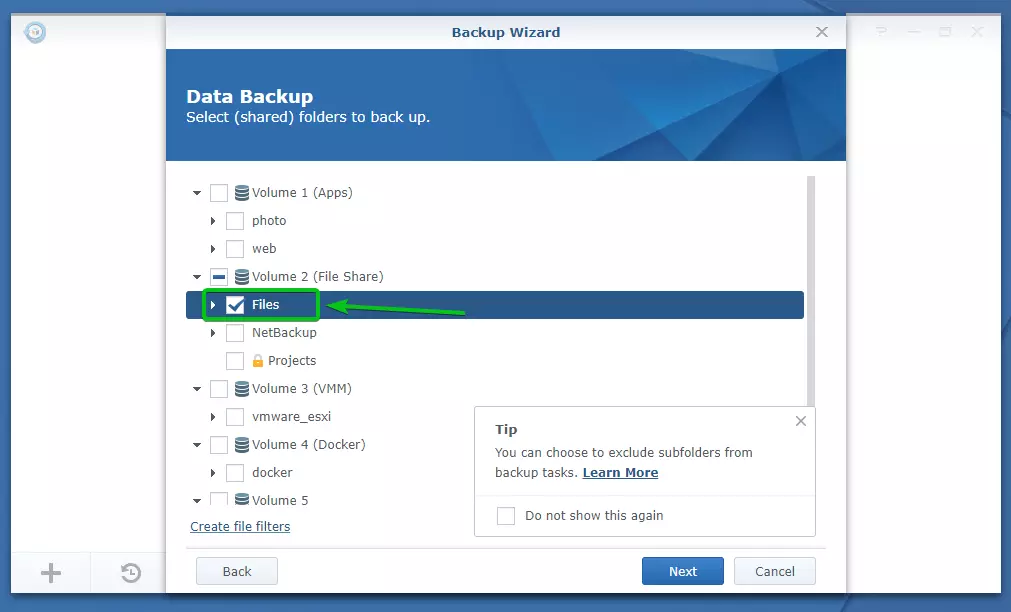 كيفية النسخ الاحتياطي Synology إلى السحابة 4975_19