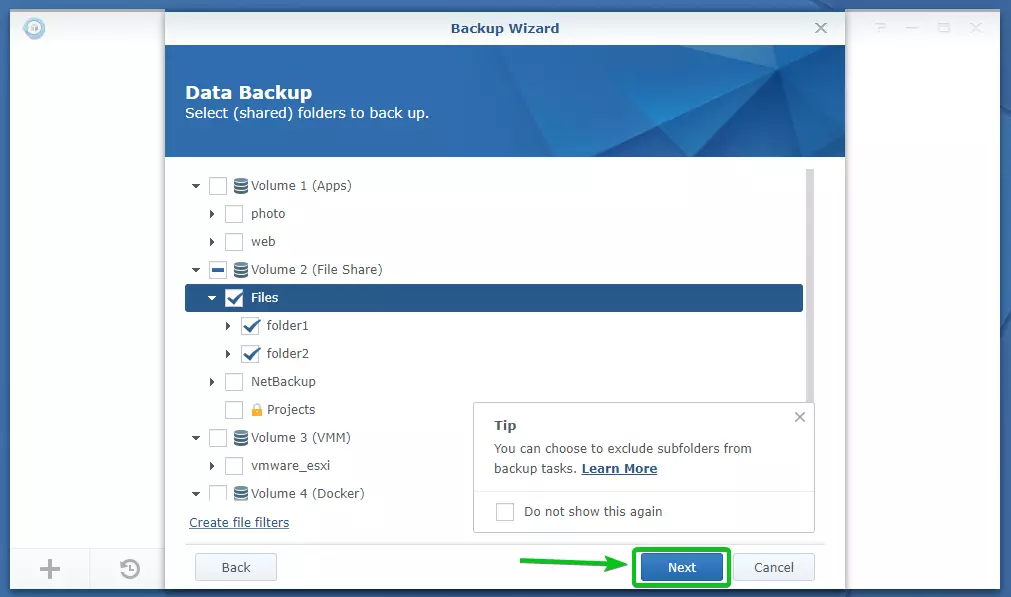 كيفية النسخ الاحتياطي Synology إلى السحابة 4975_31