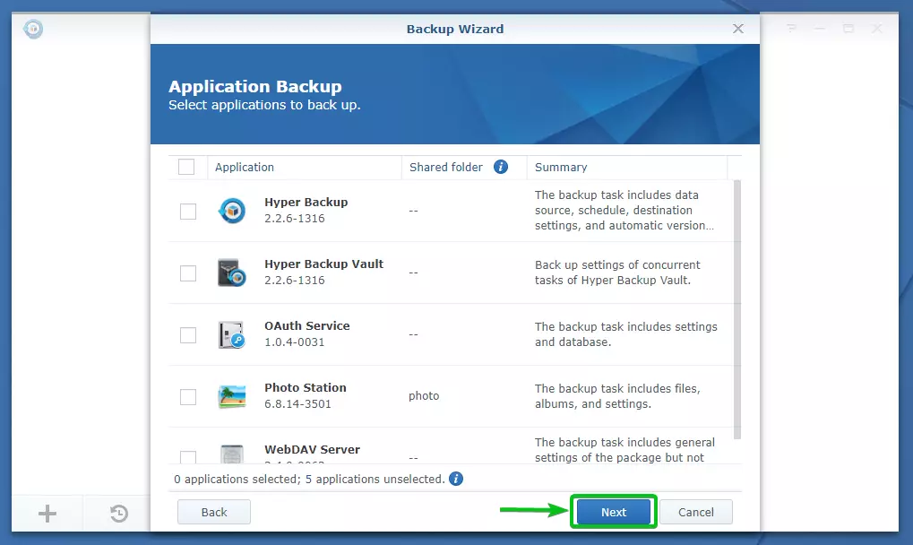 كيفية النسخ الاحتياطي Synology إلى السحابة 4975_33