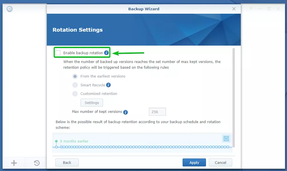 كيفية النسخ الاحتياطي Synology إلى السحابة 4975_43