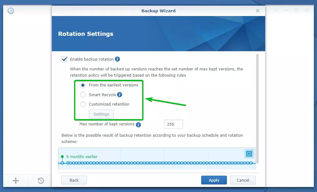 كيفية النسخ الاحتياطي Synology إلى السحابة 4975_44