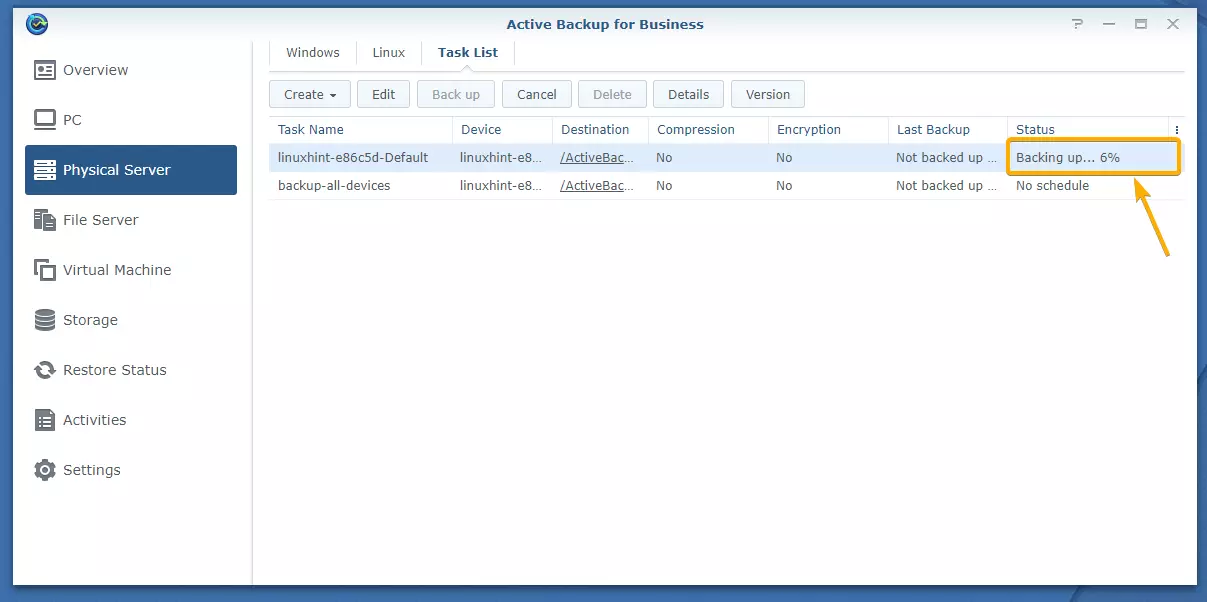 Ahoana ny fampiasana Synology hamerenana ny solosainao Linux 4976_107