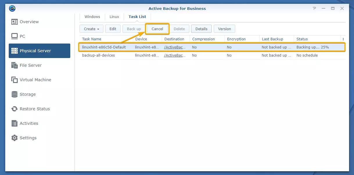 Ahoana ny fampiasana Synology hamerenana ny solosainao Linux 4976_114