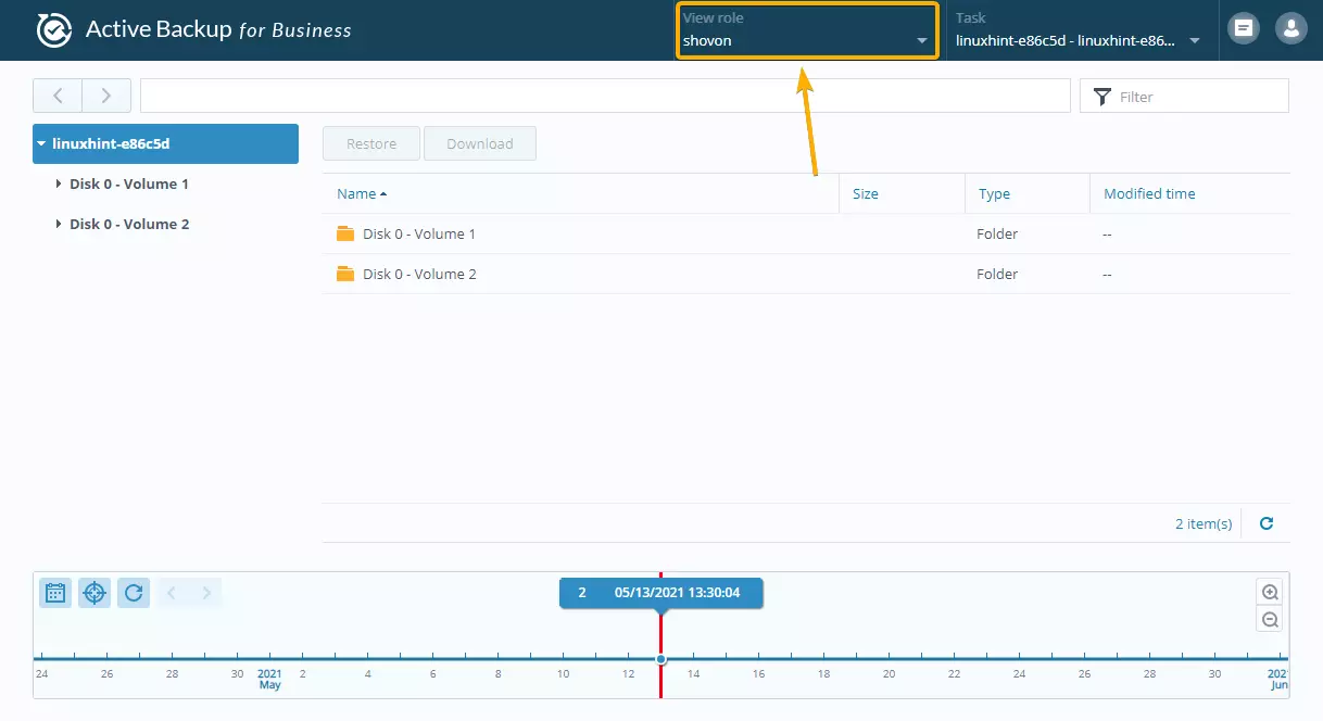 Jinsi ya Kutumia Synology Kuhifadhi nakala ya Kompyuta yako ya Linux 4976_123