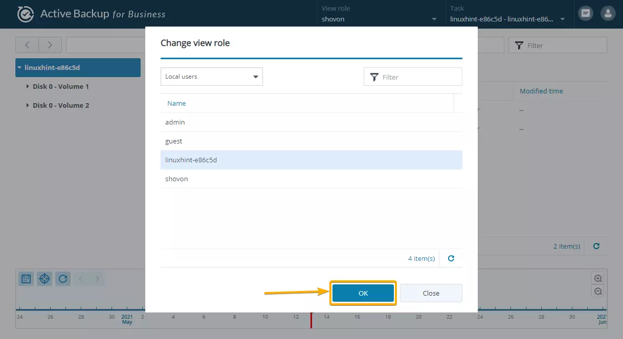 Linux компьютерінің сақтық көшірмесін жасау үшін Synology қалай пайдалануға болады 4976_124