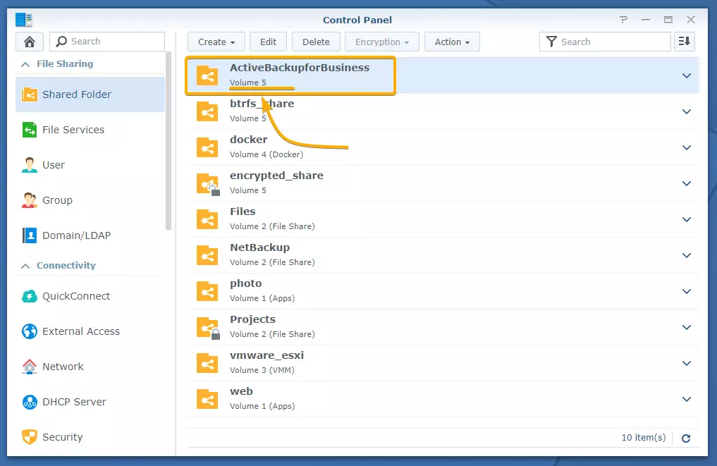 Linux компьютерінің сақтық көшірмесін жасау үшін Synology қалай пайдалануға болады 4976_16