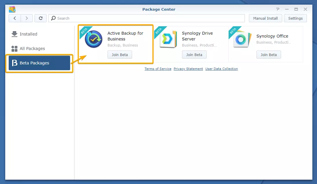 Kā izmantot Synology sava Linux datora dublēšanai 4976_2