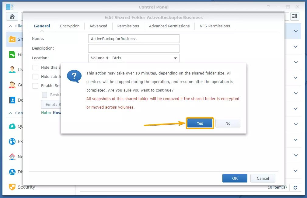 Kā izmantot Synology sava Linux datora dublēšanai 4976_21