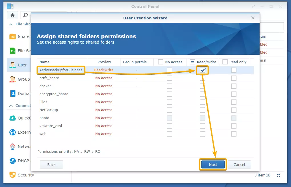 Kā izmantot Synology sava Linux datora dublēšanai 4976_30