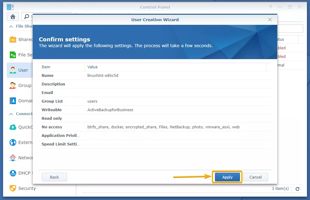 Como usar o Synology para fazer backup do seu computador Linux 4976_36