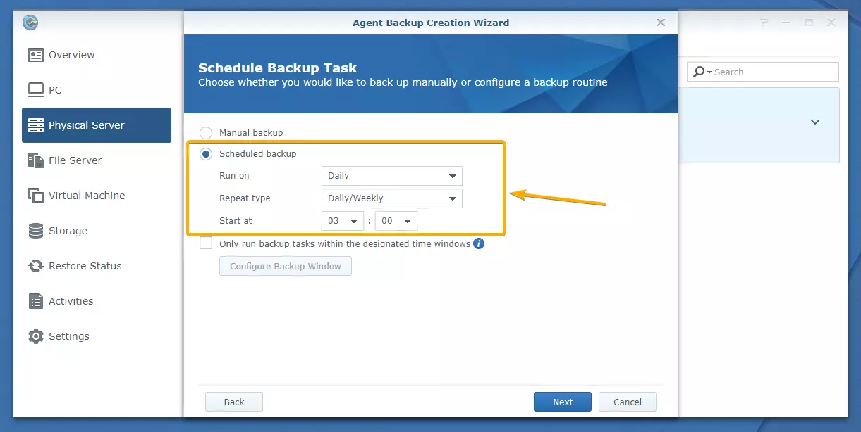 Jinsi ya Kutumia Synology Kuhifadhi nakala ya Kompyuta yako ya Linux 4976_86