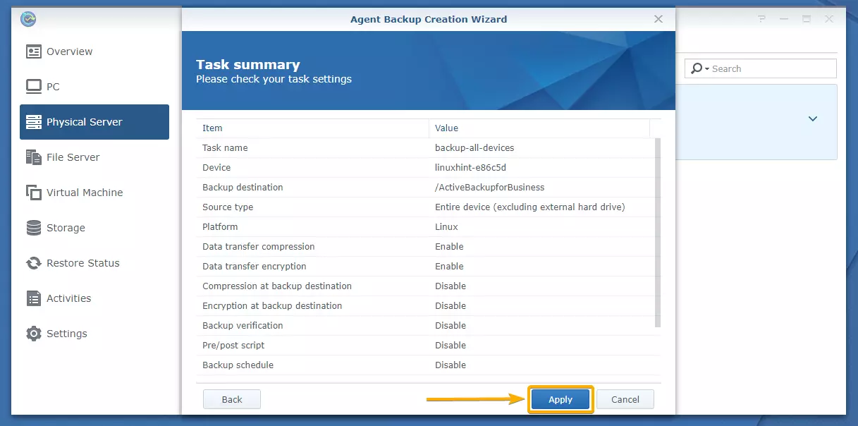 Ungayisebenzisa Kanjani I-Synology Ukwenza Ikhophi Yakho Ikhompyutha Ye-Linux 4976_94