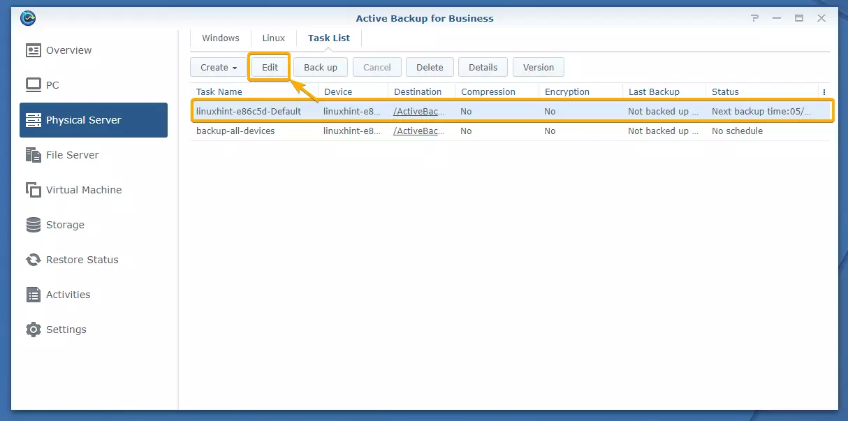 Kiel Uzi Synology por Sekurigi Vian Linuksan Komputilon 4976_97