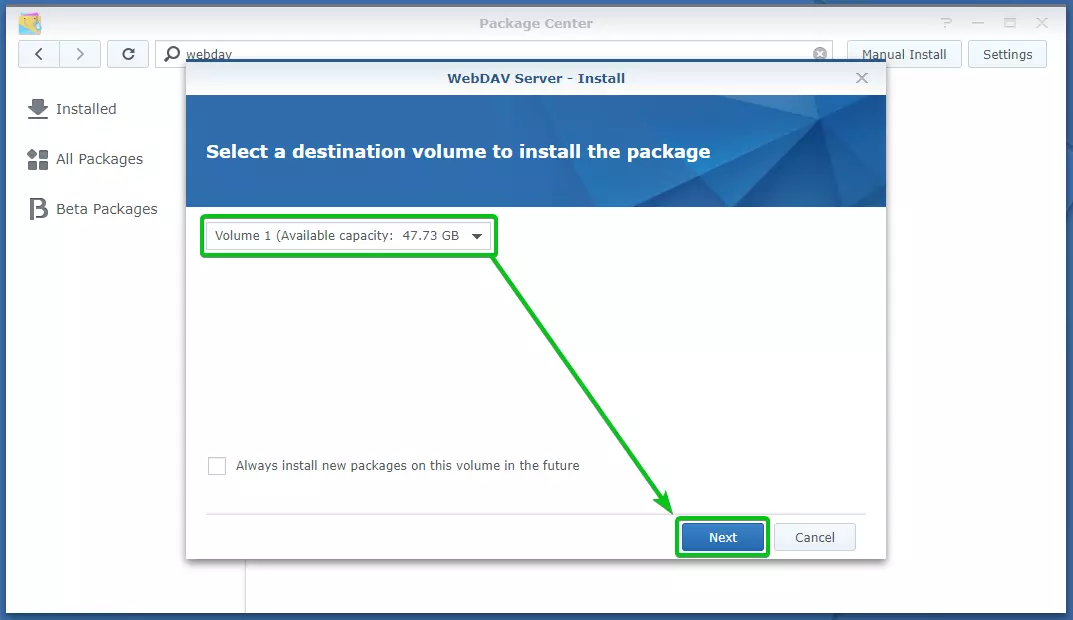 Si të përdorni WebDAV për të montuar Synology në Linux si një hapësirë ruajtëse? 4979_4