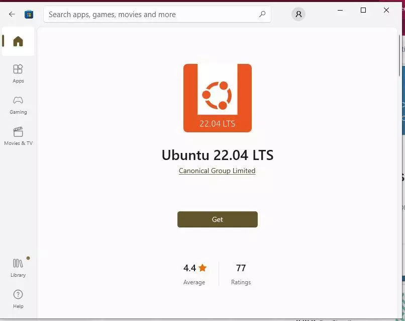 Instalirajte Ubuntu na Windows iz Windows trgovine 497_8