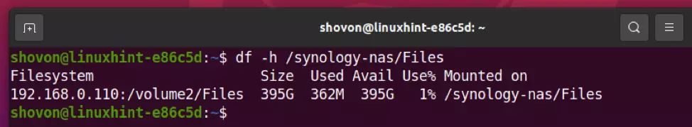 Nigute ushobora gukoresha NFS kugirango ushire Synology kuri Linux nk'ahantu ho kubika? 4980_38