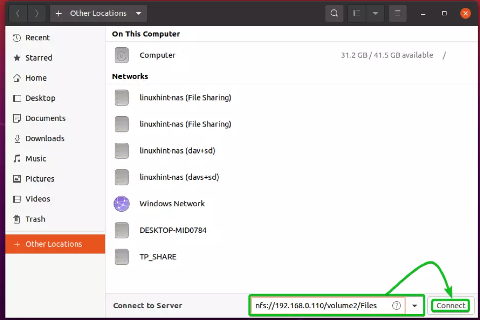 Conas NFS a Úsáid chun Synology a Dhéanamh ar Linux mar Spás Stórála? 4980_42