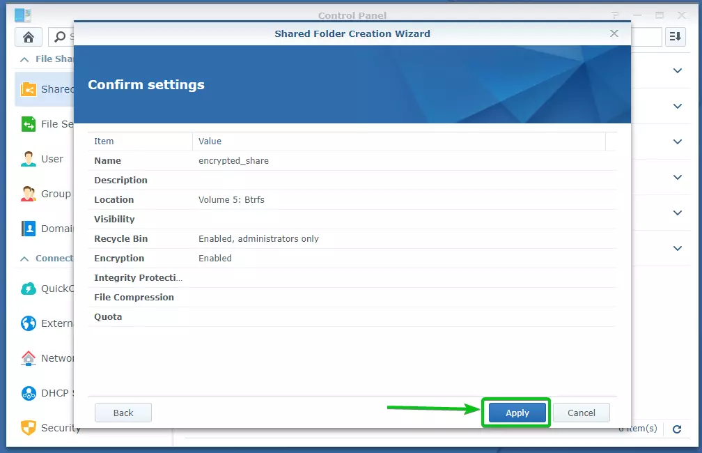 Como configurar a criptografia no Synology NAS 4983_13