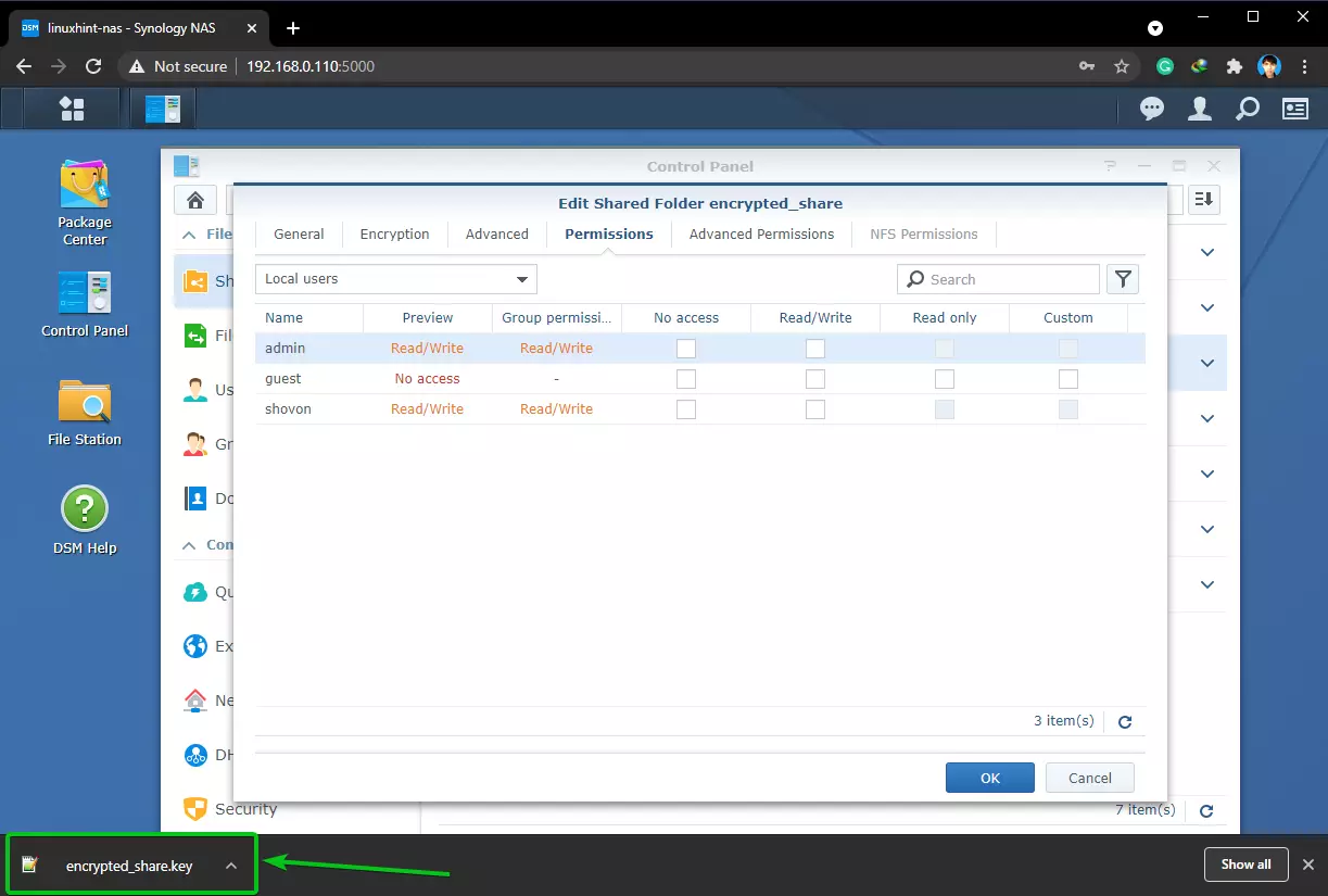 Como configurar a criptografia no Synology NAS 4983_17