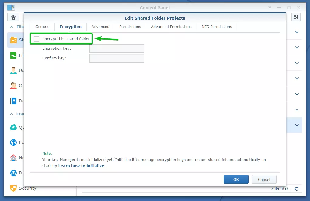 Πώς να ρυθμίσετε την κρυπτογράφηση στο Synology NAS 4983_23