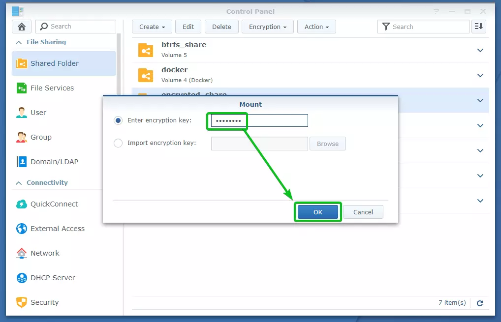 Synology NAS-da şifrlemäni nädip sazlamaly 4983_36