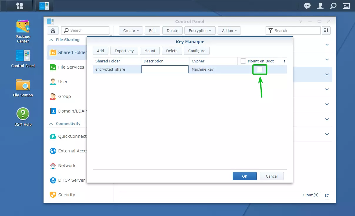 Kako postaviti enkripciju na Synology NAS 4983_52