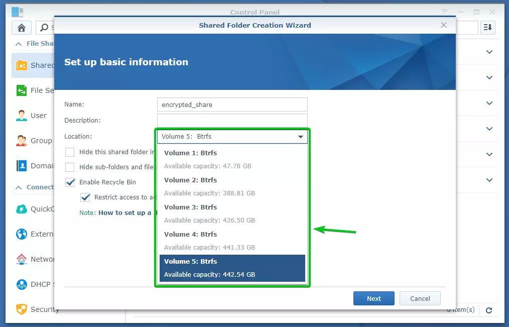 Kako postaviti enkripciju na Synology NAS 4983_7