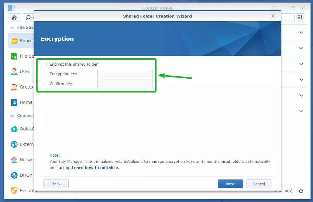 Synology NAS-da şifrlemäni nädip sazlamaly 4983_9