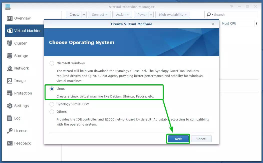 Koristite VMM za kreiranje Linux razvojnog okruženja na Synology NAS-u 4987_14