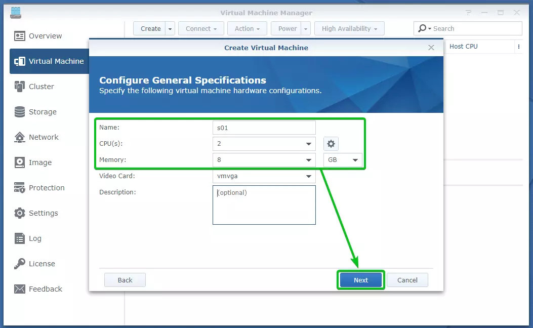 Synology NAS жүйесінде Linux әзірлеуші ортасын жасау үшін VMM пайдаланыңыз 4987_16