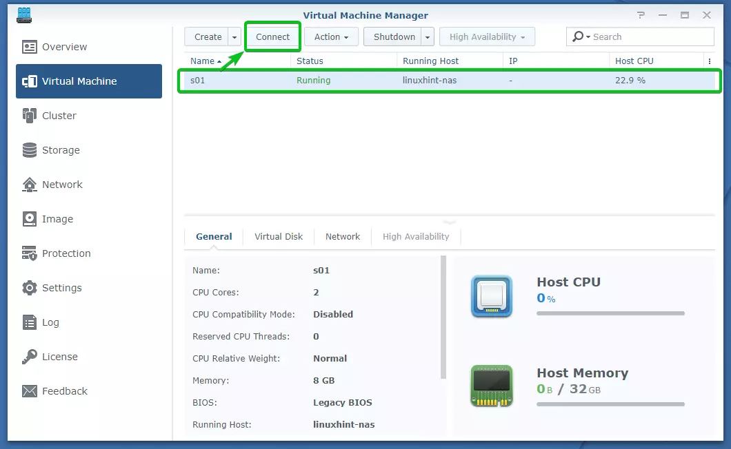 Bain úsáid as VMM chun Timpeallacht Fhorbróra Linux a Chruthú ar Synology NAS 4987_50