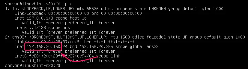 Nastavte statickú IP v operačnom systéme Ubuntu 18.04 LTS Desktop a Server 4989_19