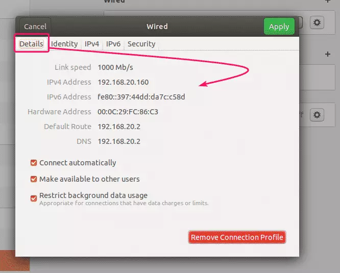 Ubuntu 18.04 LTS Desktop жана Server операциялык тутумунда Static IP орнотуу 4989_2