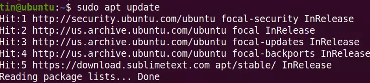 Faʻapipiʻi ma amata ile Sublime ile Ubuntu 20.04 4992_4