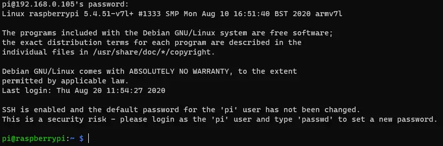 Raspberry Pi OS-ni Raspberry Pi 4-də Xarici Monitor olmadan quraşdırın 4997_25