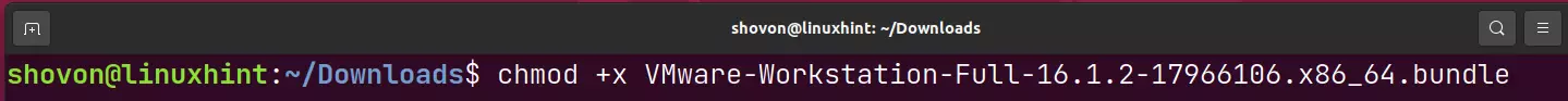 Linux પર VMware વર્કસ્ટેશન પ્રો 16 કેવી રીતે ઇન્સ્ટોલ કરવું 4999_24