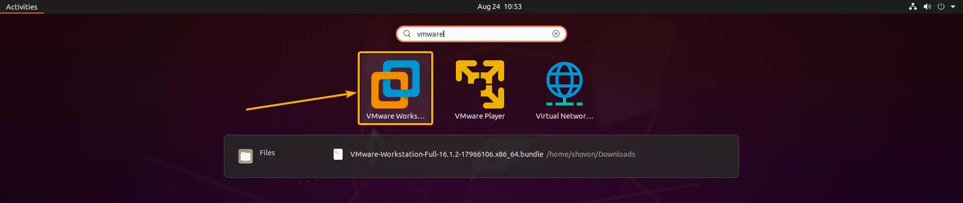 Kif Tinstalla VMware Workstation Pro 16 fuq Linux 4999_29