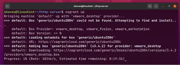 ഉബുണ്ടു 20.04 LTS-ൽ VMware വർക്ക്സ്റ്റേഷൻ പ്രോ 16 ഉപയോഗിച്ച് വാഗ്രന്റ് എങ്ങനെ ഉപയോഗിക്കാം 5003_33