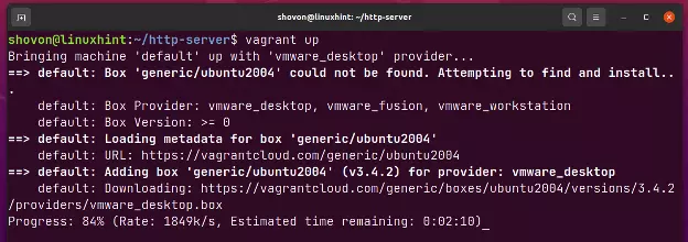 Ubuntu 20.04 LTS жүйесінде VMware Workstation Pro 16 көмегімен Vagrant қолданбасын қалай пайдалануға болады 5003_34