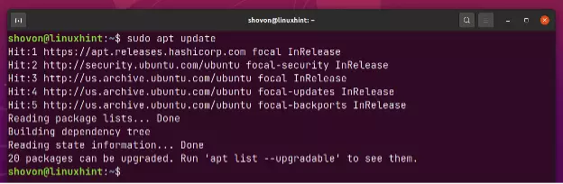 Ubuntu 20.04 LTS жүйесінде VMware Workstation Pro 16 көмегімен Vagrant қолданбасын қалай пайдалануға болады 5003_6