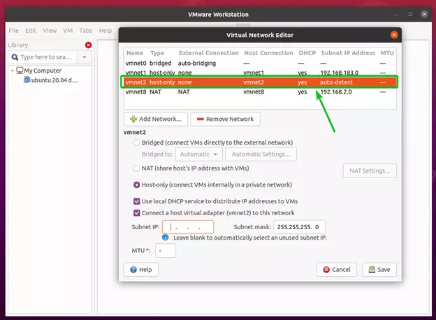 Yuav Ua Li Cas Configure DHCP Server ntawm VMware Workstation Pro 16 5004_16