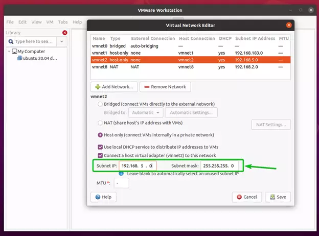 Yuav Ua Li Cas Configure DHCP Server ntawm VMware Workstation Pro 16 5004_18